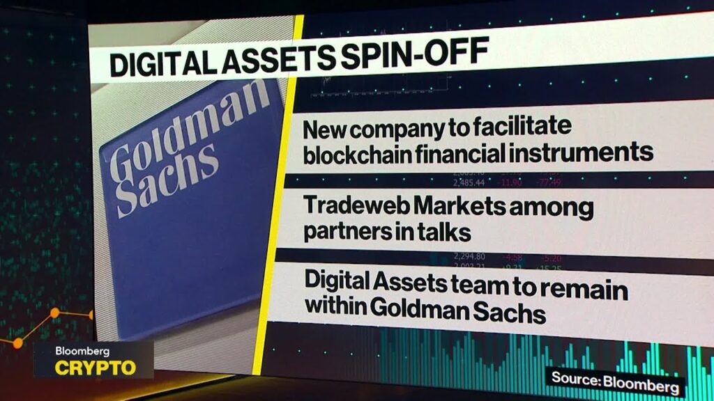 Goldman Sachs to Launch Separate Digital Assets Platform - Cashola